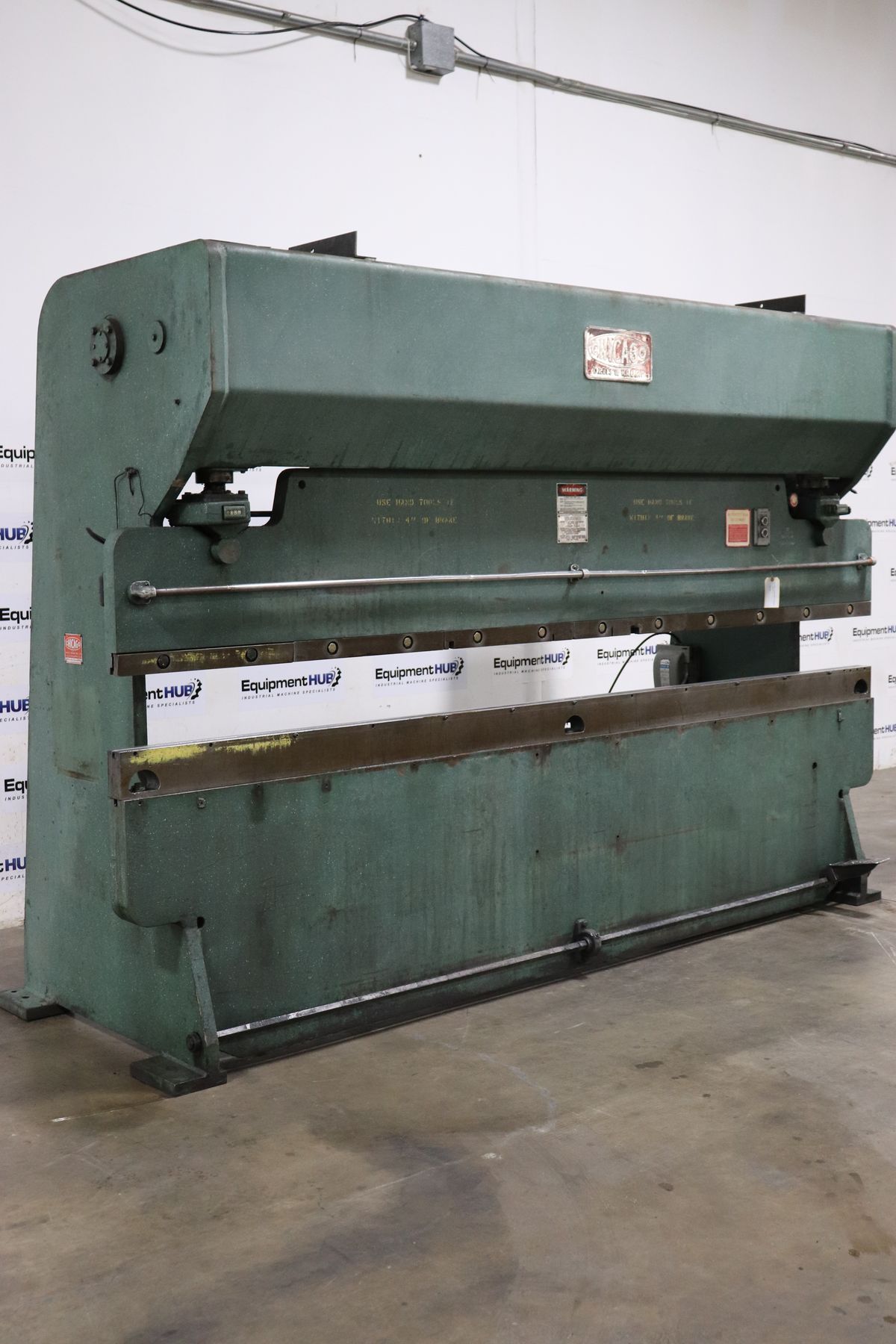 Chicago Dreis & Krump 1012-L 12' x 90 Ton Mechanical Press Brake - The ...