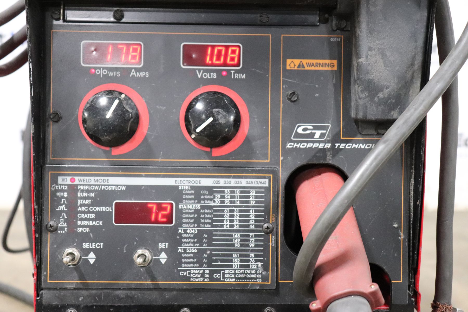 Lincoln Electric Power Mig 350MP Multi-Process Welder w/ Python Push ...