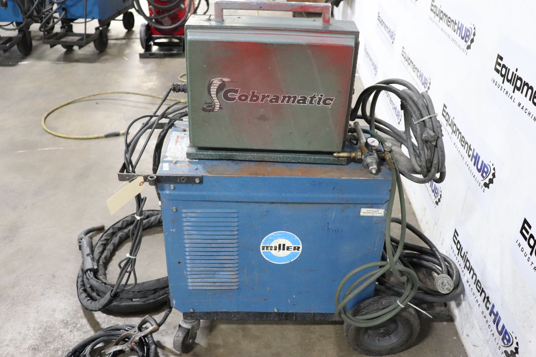 Miller CP-200 200 Amp Mig Welder w/ MK 3A Cobramatic Wire Feeder & Push ...
