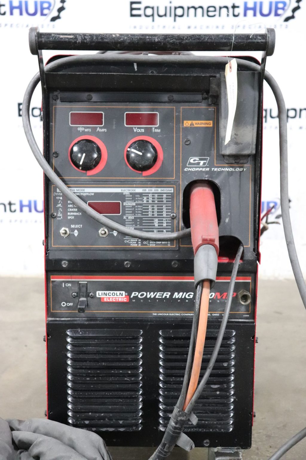 Lincoln Electric Power Mig 350MP Multi-Process Welder w/ Python Push ...