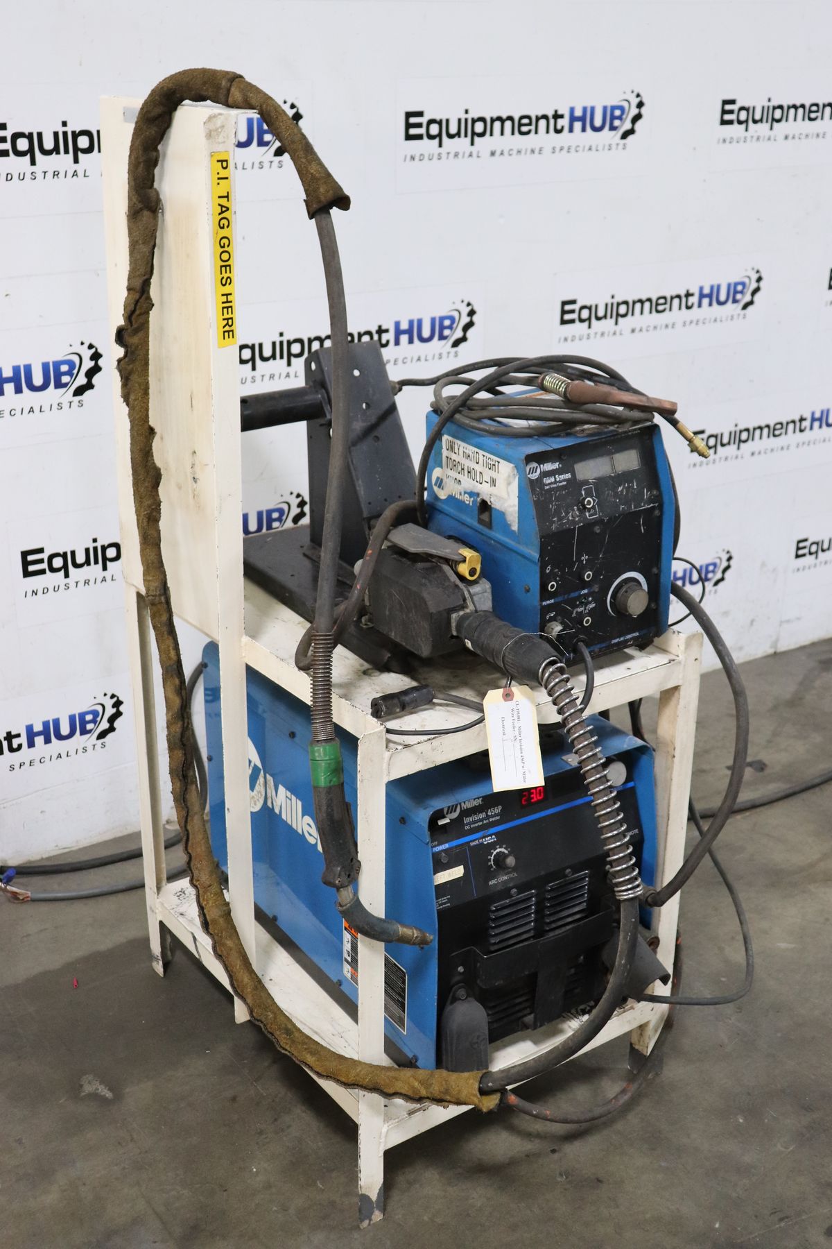 Miller Invision 456P 450 Amp DC Inverter Acr Mig Welder w/ 60M Wire ...