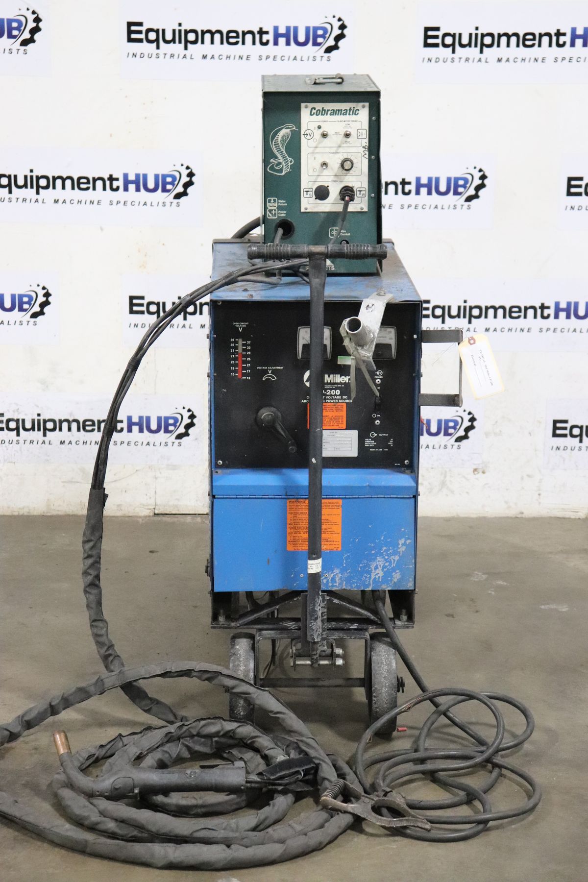 Miller CP-200 200 Amp Mig Welder w/ Cobramatic 150-003 Wire Feeder ...