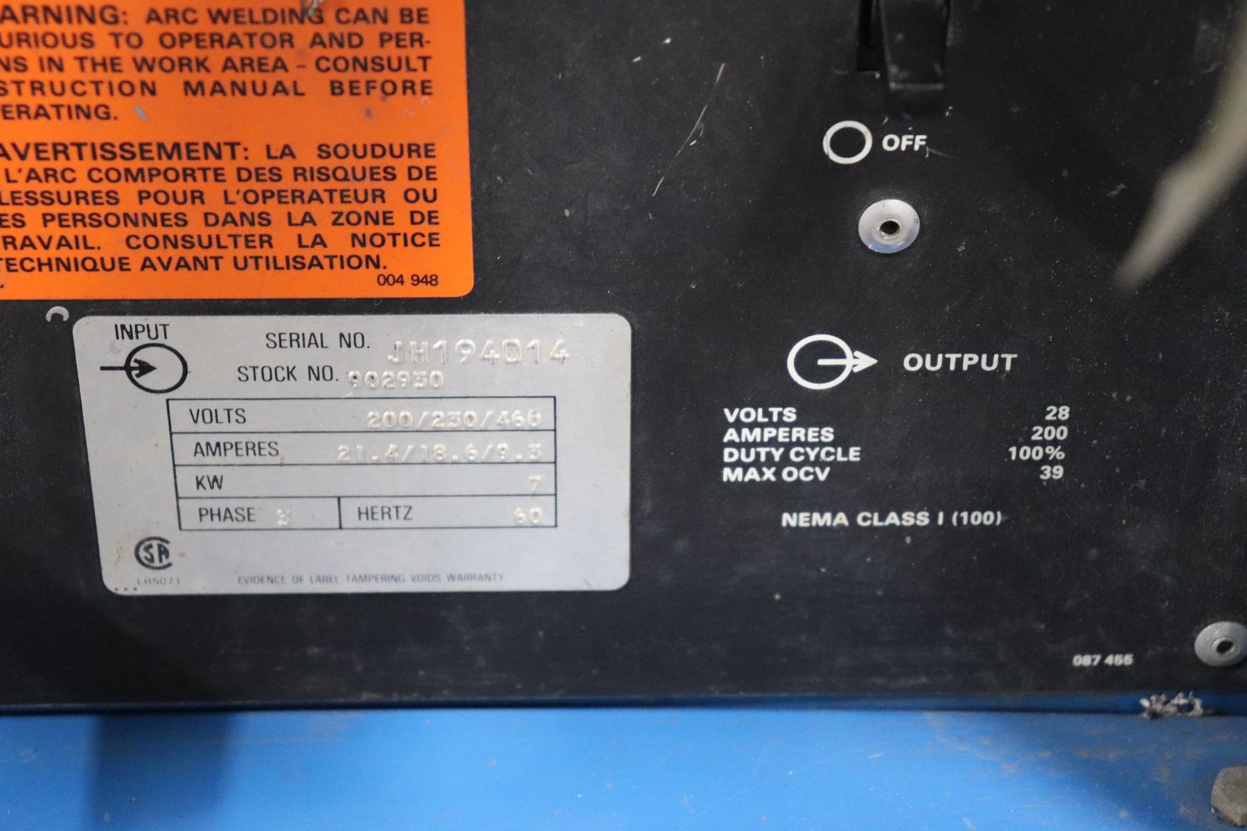 Miller CP-200 200 Amp Mig Welder w/ Cobramatic 150-003 Wire Feeder ...