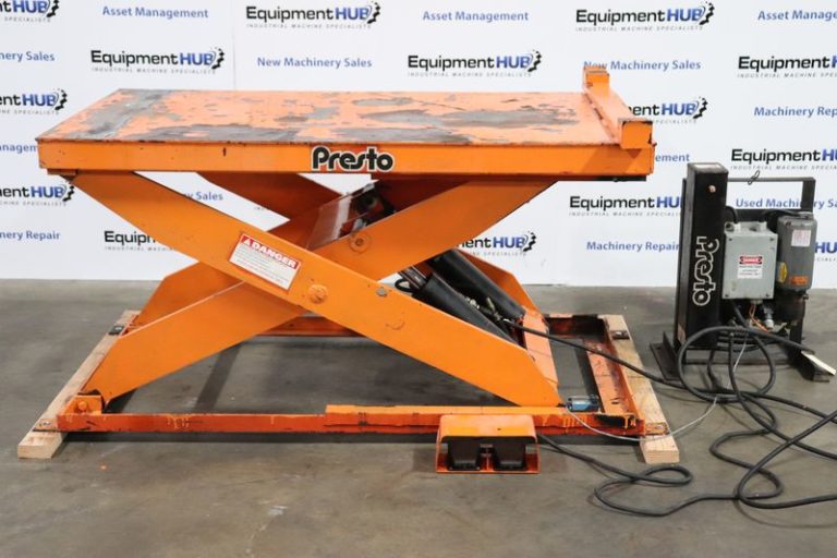 Presto X3W48-60 6,000 Lb. Capacity Hydraulic Scissor Lift Table - The ...