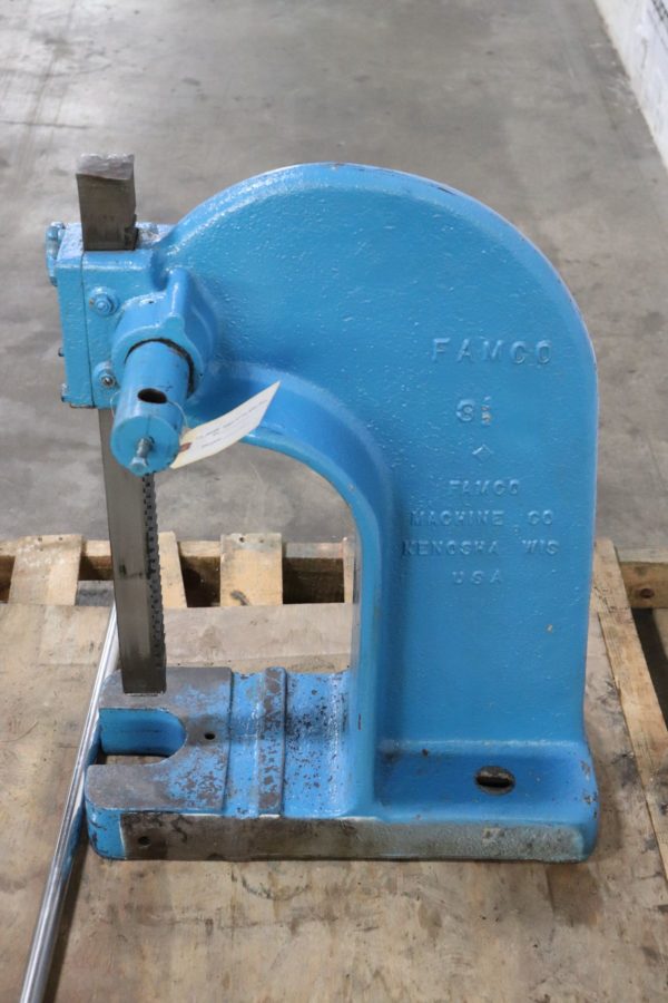Famco Press Number 3-1/2 Arbor Press, 4 Ton Capacity - The Equipment Hub
