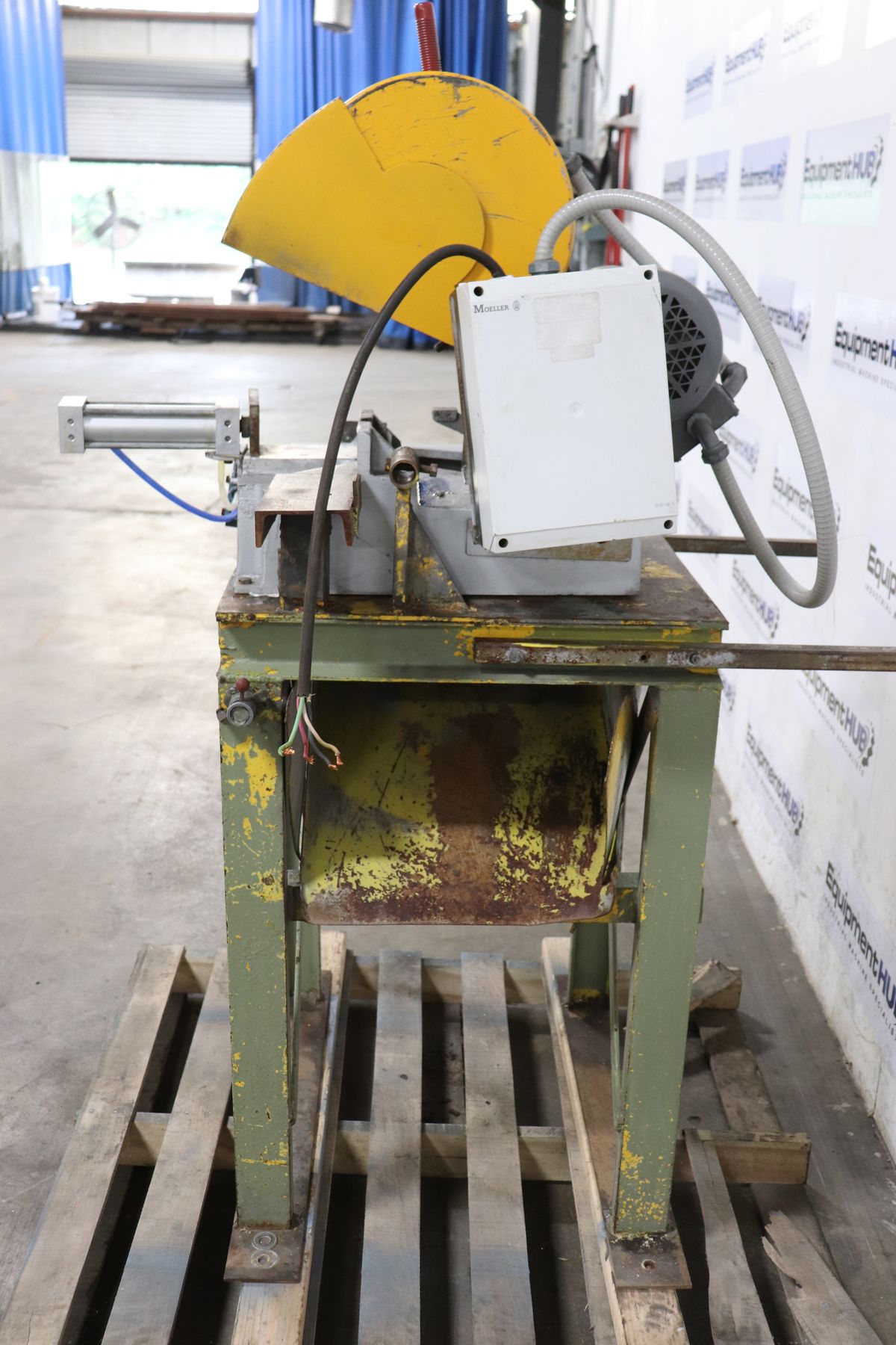 Everett 12 MIT 5HP 12″ Miter Abrasive Cutoff Chop Saw w/ Pneumatic ...