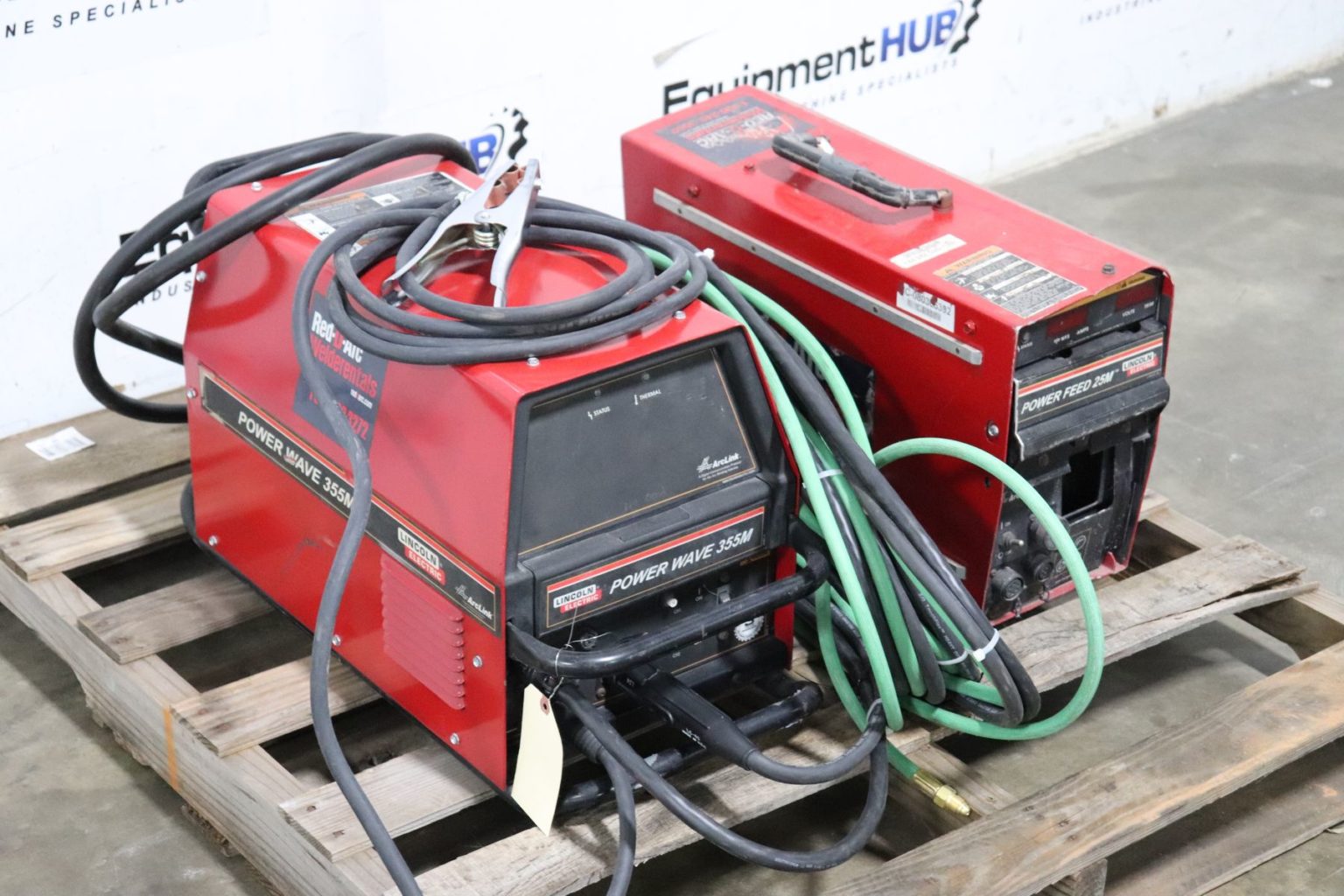 Lincoln Electric Power Wave 355M Welder w/ Power Feed 25M Wire Feeder ...