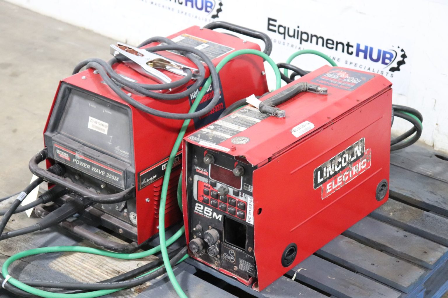 Lincoln Electric Power Wave 355M Welder w/ Power Feed 25M Wire Feeder ...
