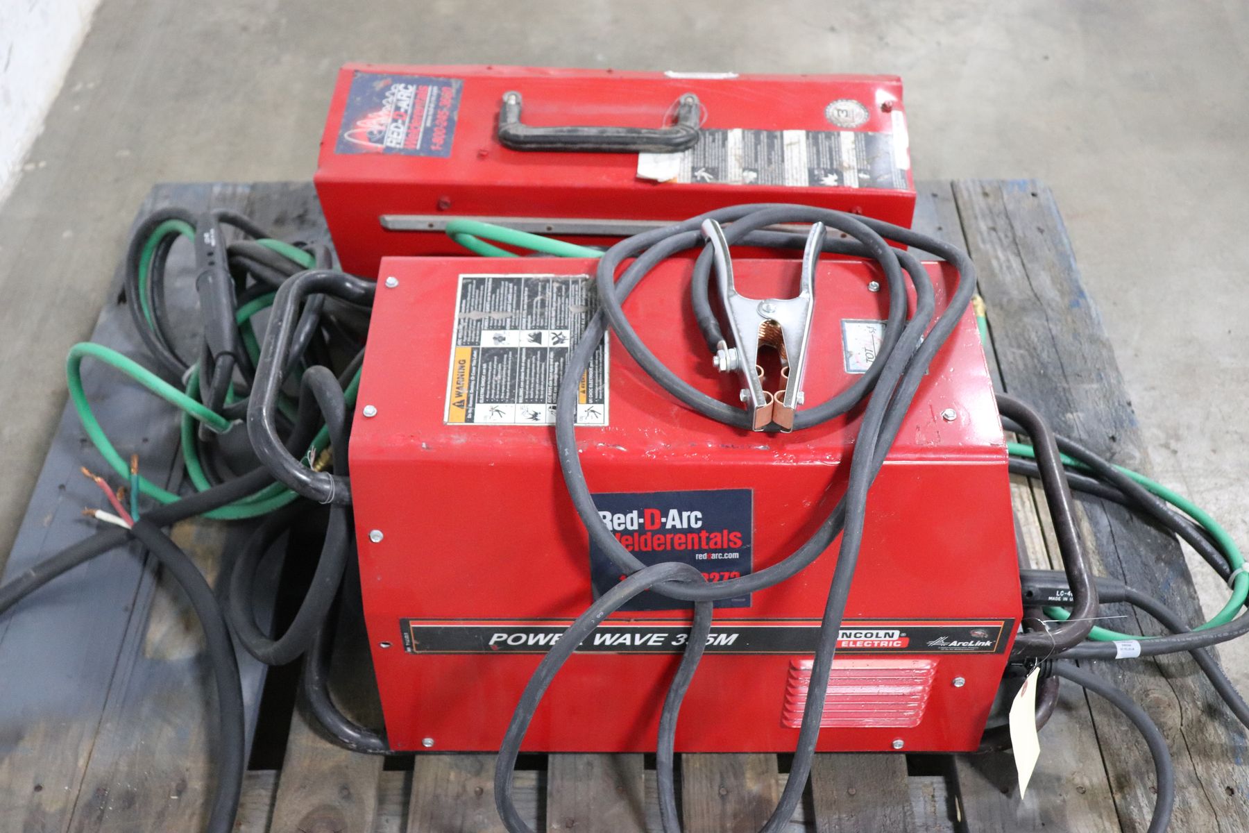 Lincoln Electric Power Wave 355M Welder w/ Power Feed 25M Wire Feeder ...
