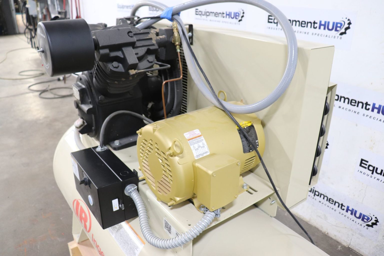 Ingersoll Rand 2545E10V-V 10HP Air Compressor w/ F72IN Air Dryer - The ...