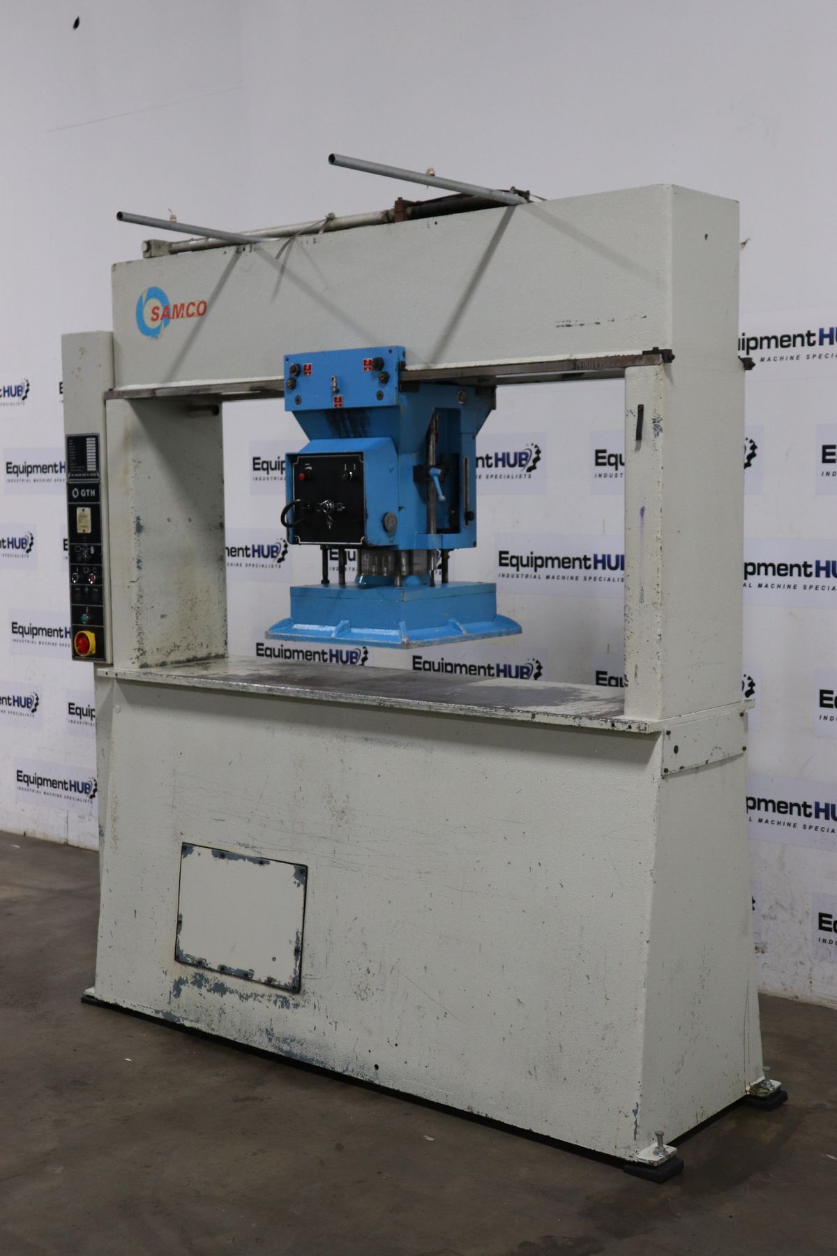 Samco GTH 1655 30 Ton Traveling Head Clicker Die Cutting Press - The ...