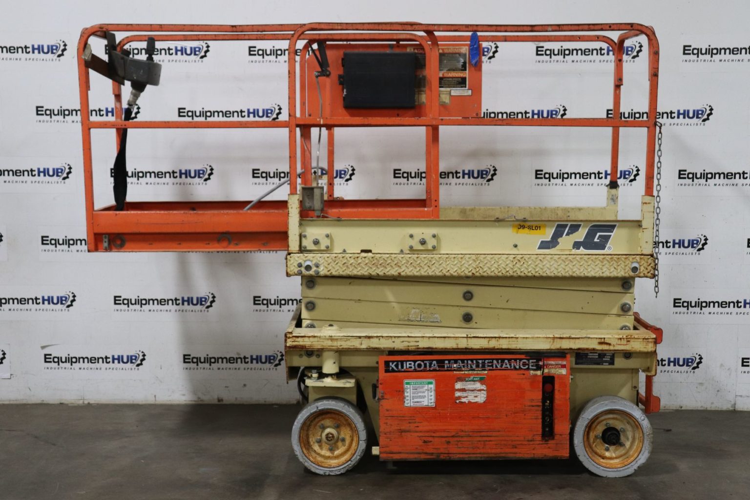 JLG 1932E 19′ Electric Scissor Lift, New Batteries - The Equipment Hub