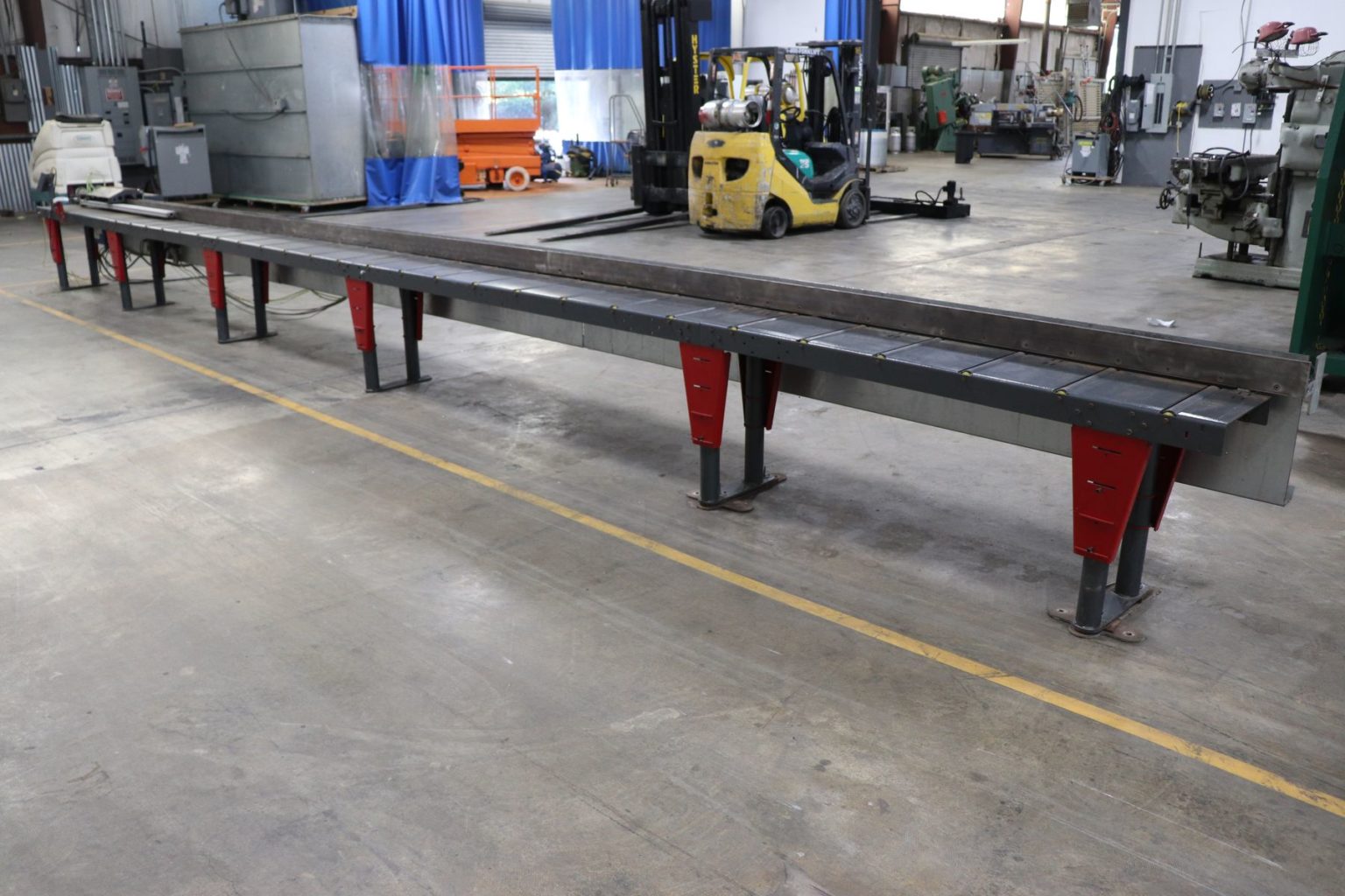 TigerStop TS30 30' Working Length Programmable Pusher / Stop Fence, 32 ...