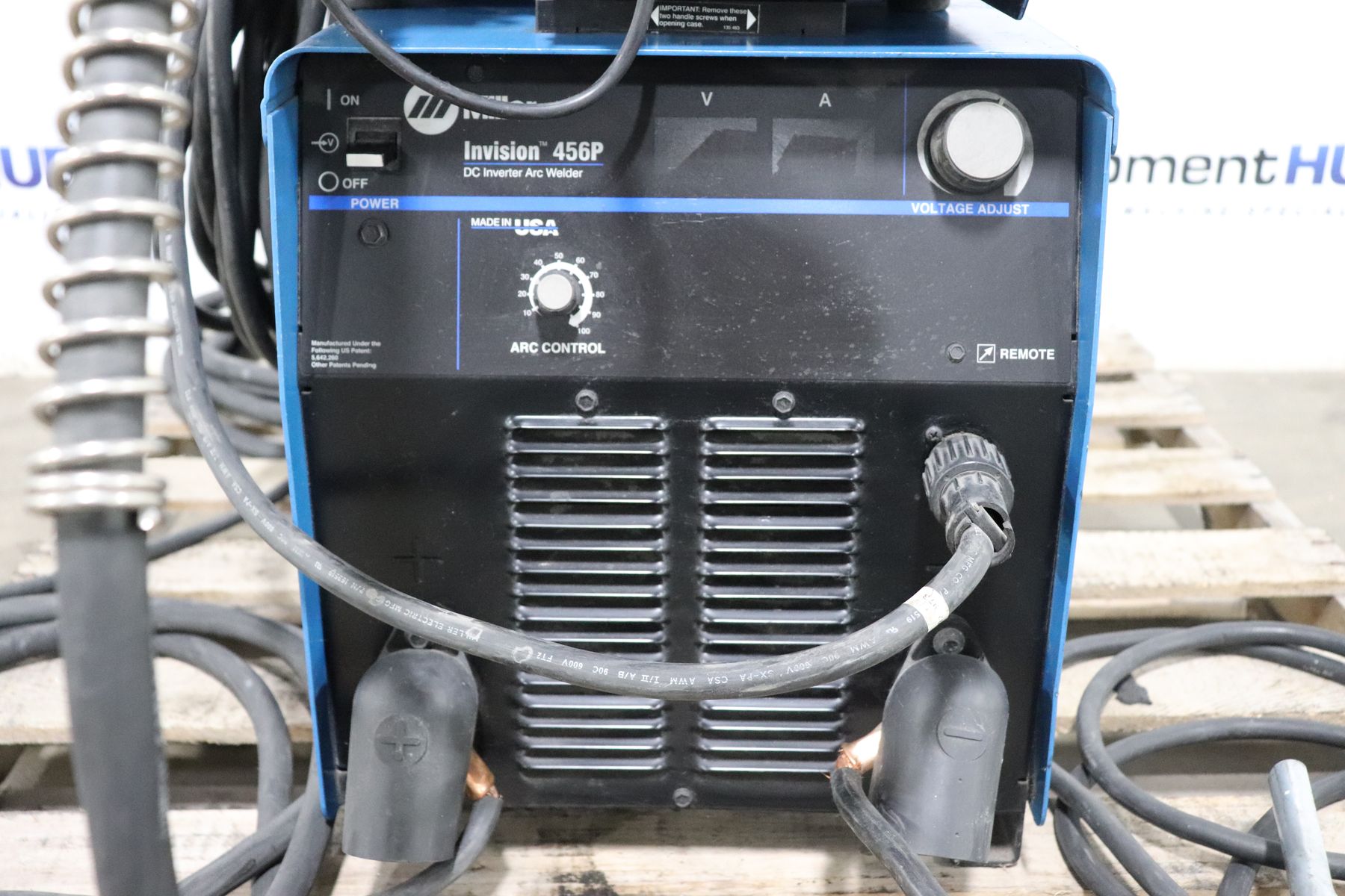 Miller Invision 456P 450 Amp DC Inverter Arc Mig Welder w/ S-64 Wire ...