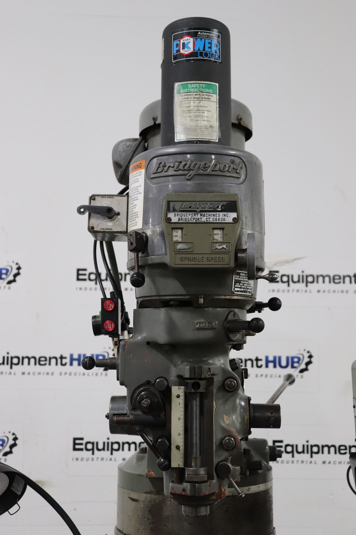 Bridgeport Series I 9" x 48" Variable Speed Vertical Milling Machine ...
