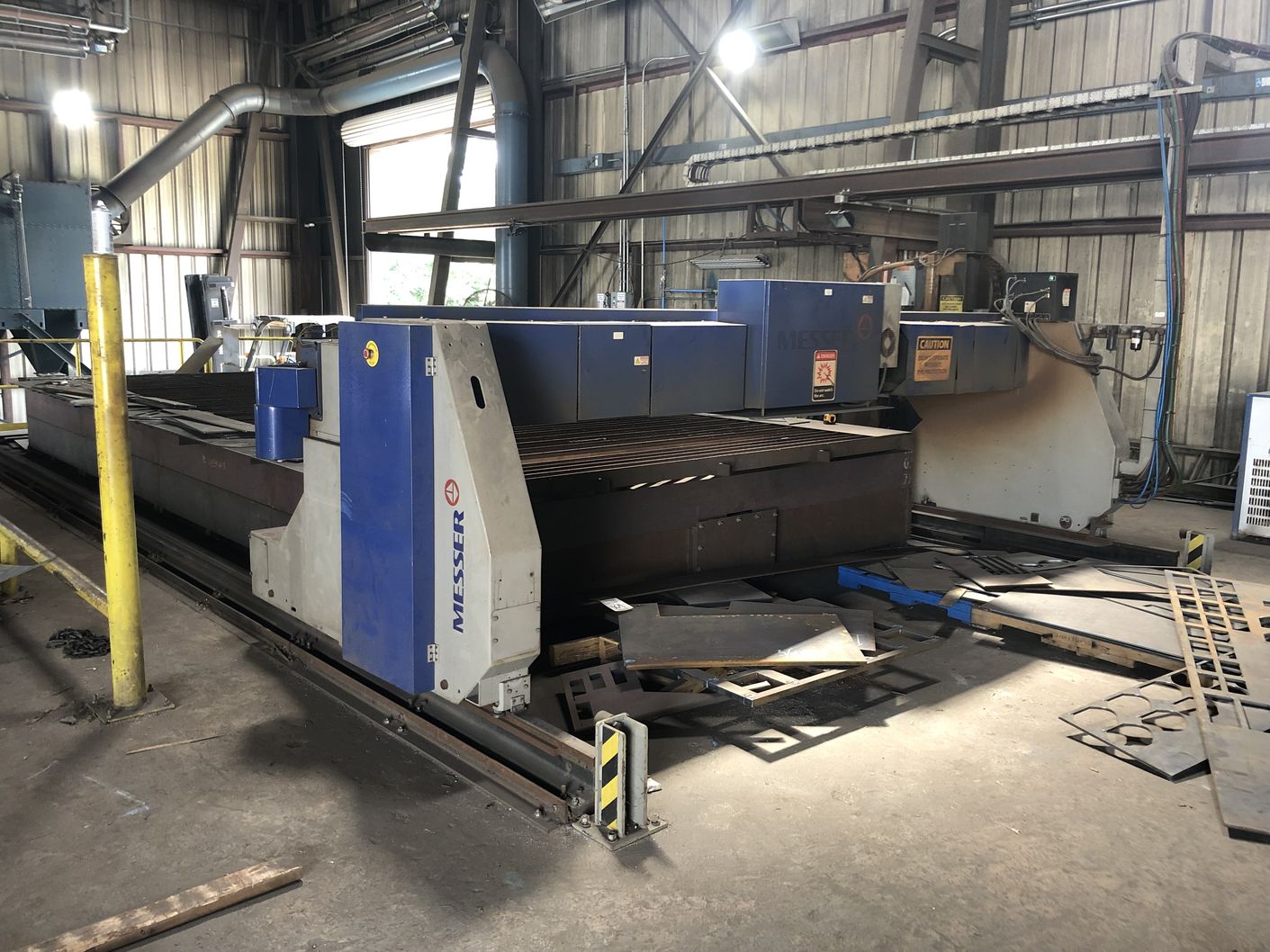 Messer Titan II 12′ x 24′ CNC Plasma Table Cutting System w/ Dust ...