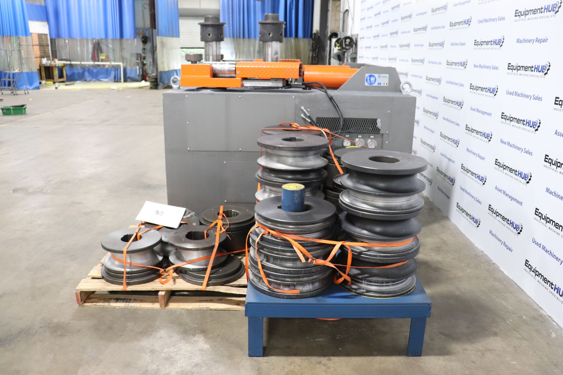 Comac 309HV4 5" x 5" x 1/2" Double Pinch Angle Bending Roll w/ Tooling ...