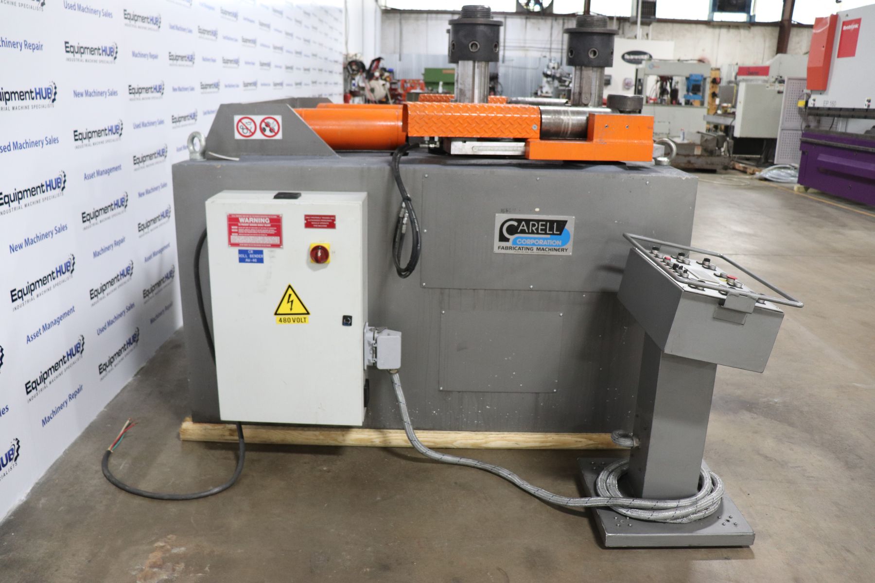 Comac 309HV4 5" x 5" x 1/2" Double Pinch Angle Bending Roll w/ Tooling ...