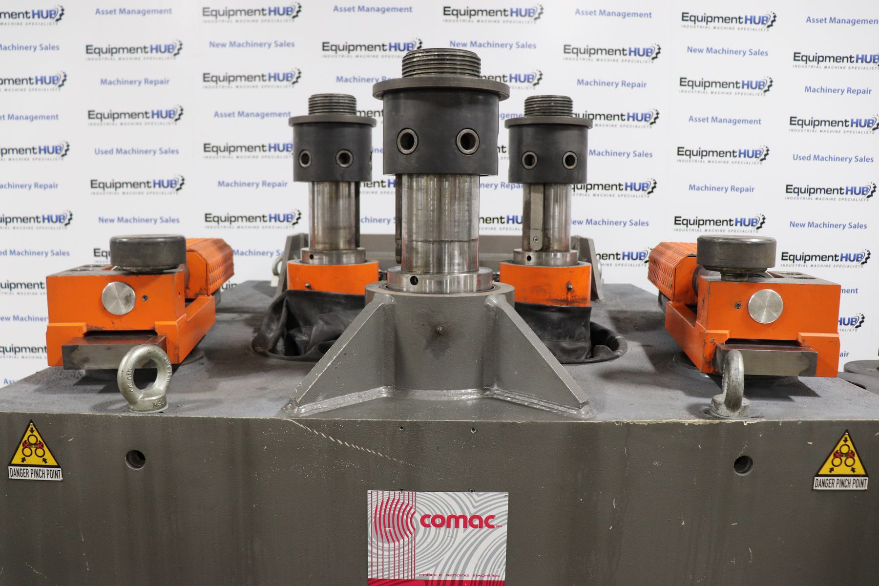 Comac 309HV4 5" x 5" x 1/2" Double Pinch Angle Bending Roll w/ Tooling ...