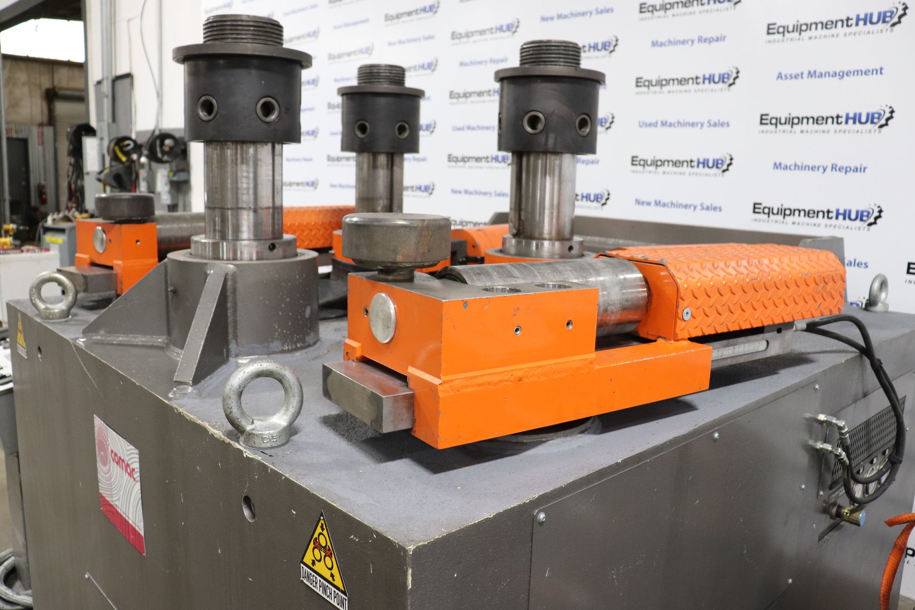 Comac 309HV4 5" x 5" x 1/2" Double Pinch Angle Bending Roll w/ Tooling ...