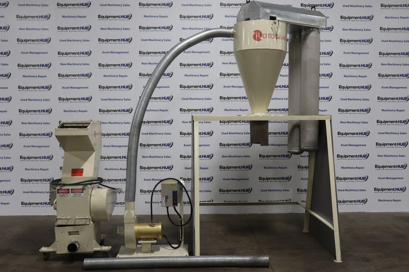 Rotogran PH-1012-PF-REFURBISHED 10HP 10" x 12" Plastic Granulator w ...