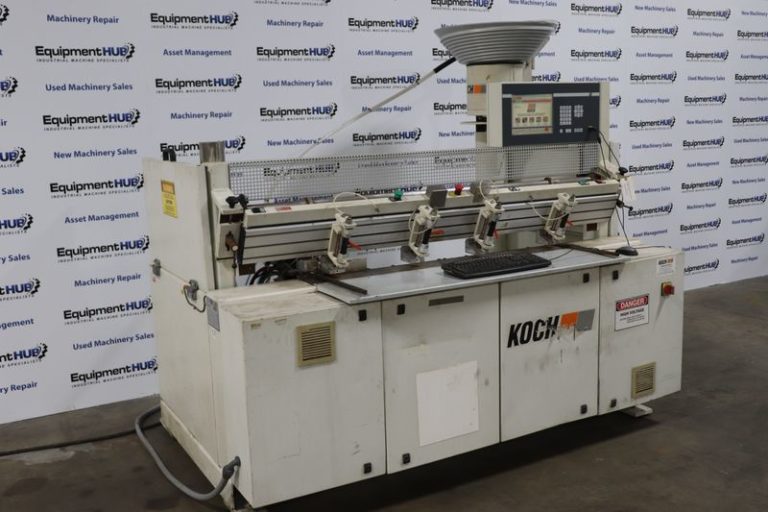 Koch SPRINT-PTP-2 CNC Bore, Glue & Dowel Inserter Machine - The ...