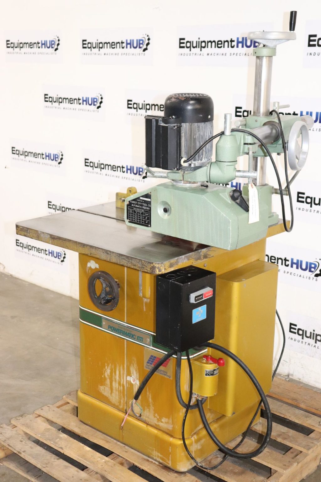 Powermatic Houdaille 26 5HP Wood Shaper w/ Forest City Power Stock ...
