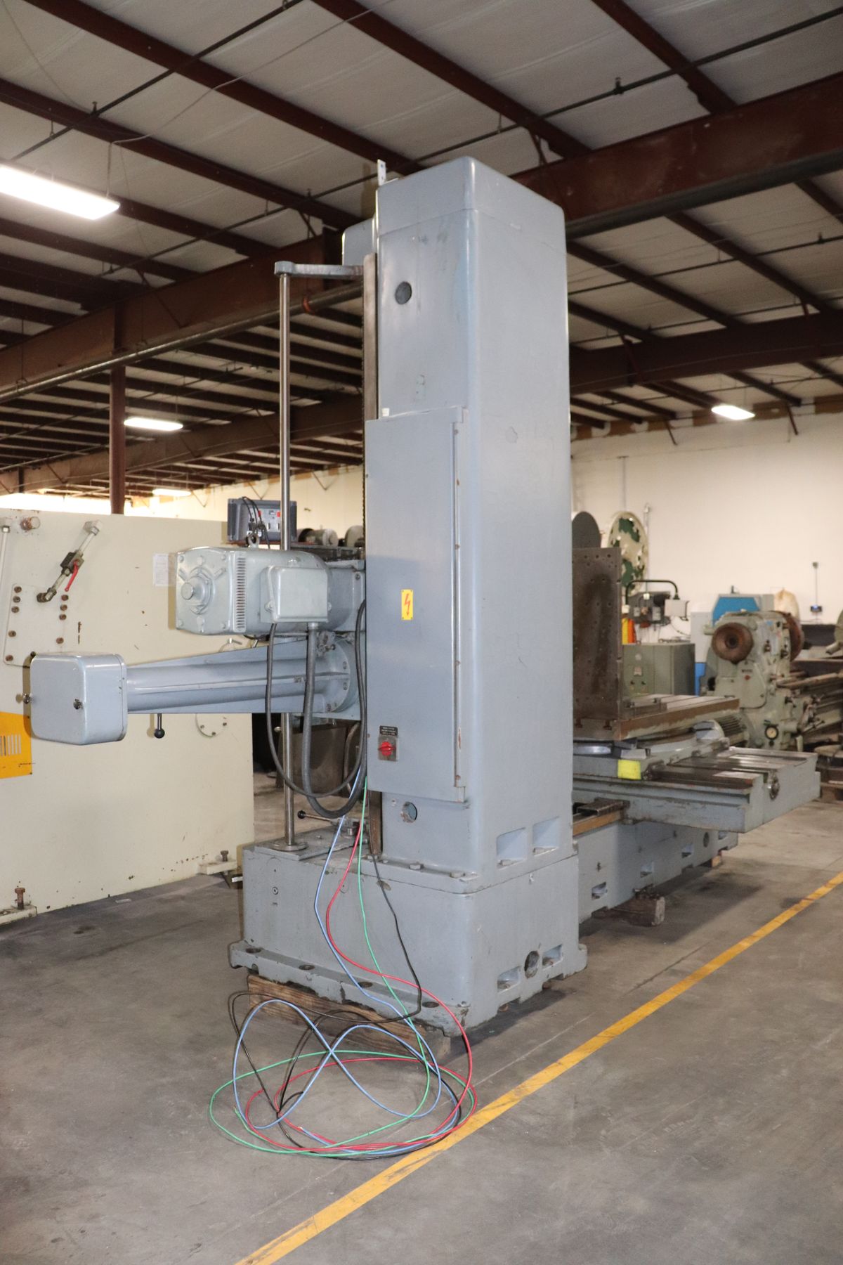 Scharmann WB80 3″ Horizontal Boring Mill, 43″ x 55″ Rotary Table, DRO ...
