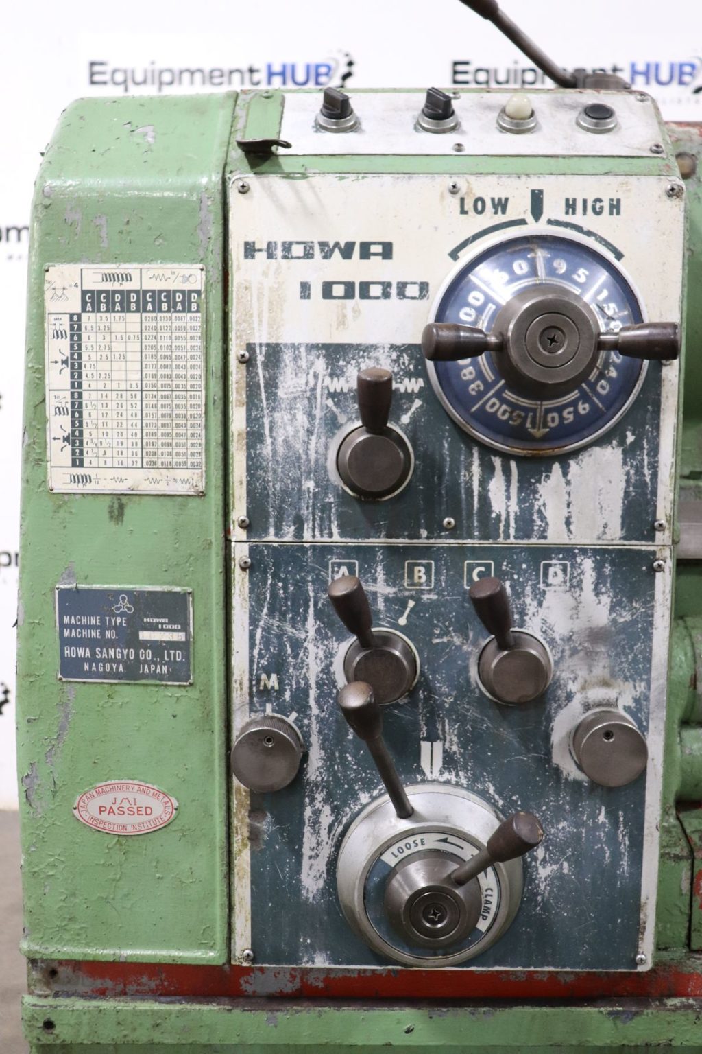 Howa 1000 16" x 40" Engine Lathe - The Equipment Hub