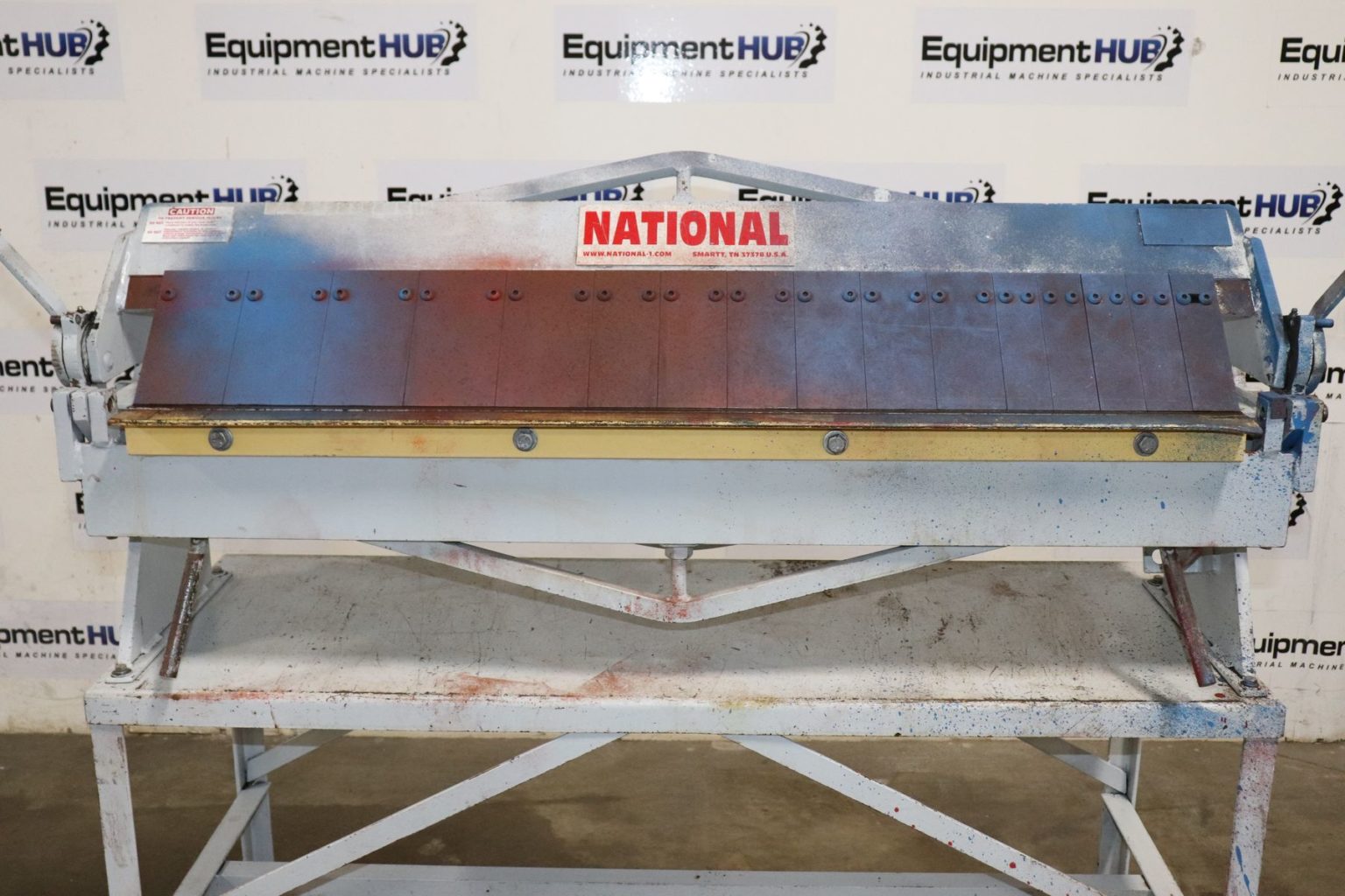 National U4816 4' x 16 Gauge Bench Model Box & Pan Brake - The ...