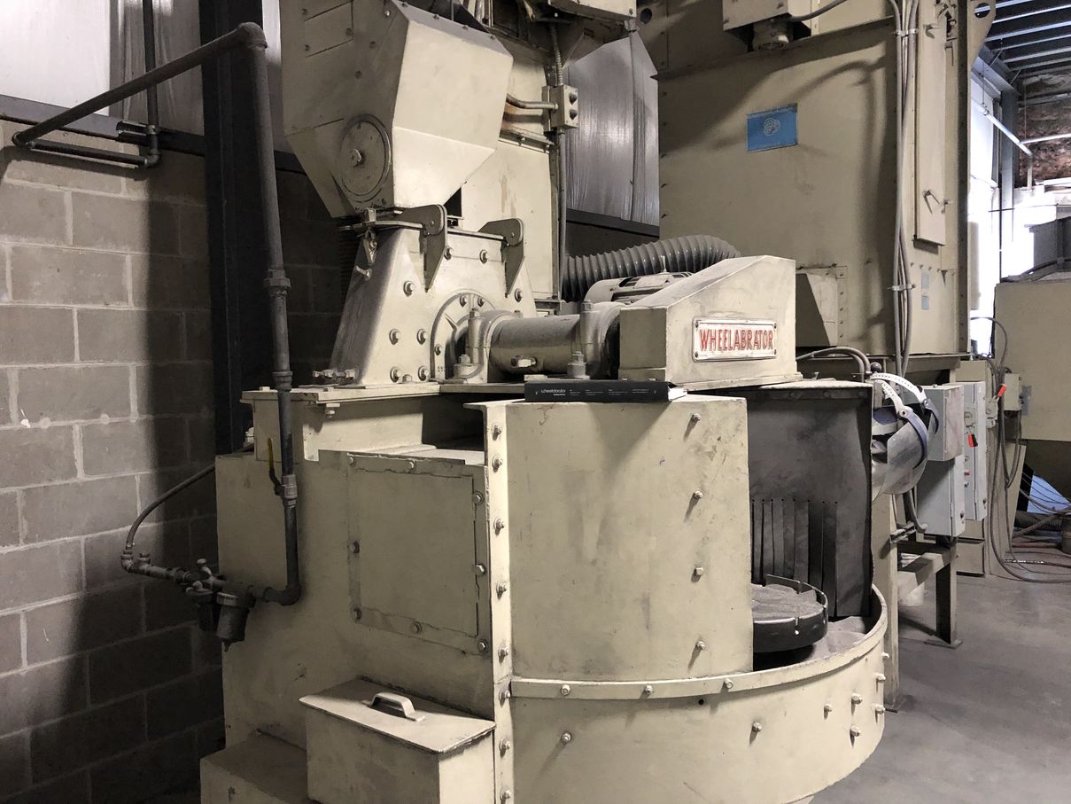 Wheelabrator Multi-Table Shot Blaster w/ Dust Collector - The Equipment Hub