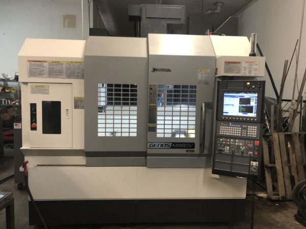 Okuma Genos M560-V CNC Vertical Machining Center w/4th Axis and High ...