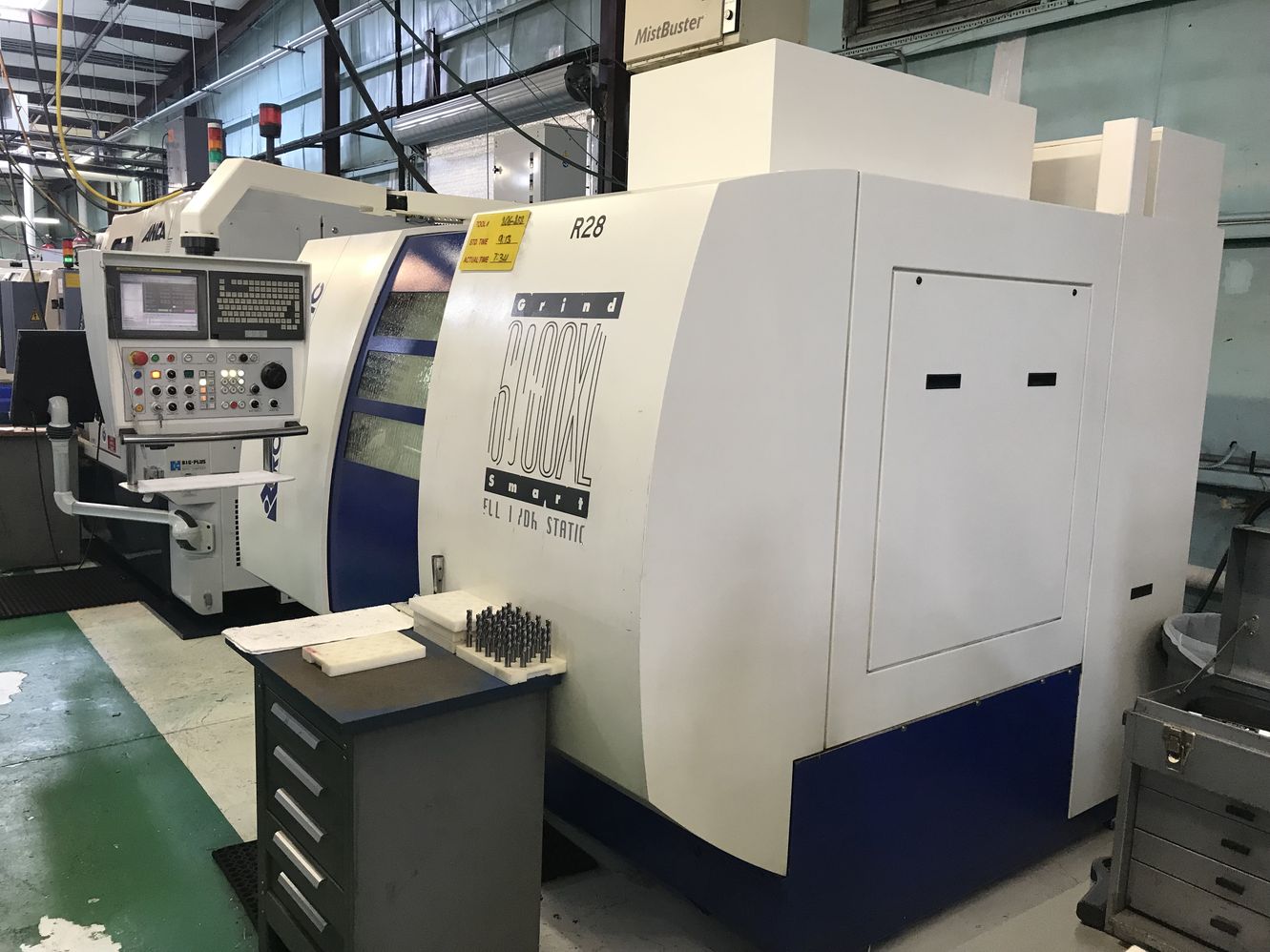 Rollomatic Grindsmart 6000XL 6 Axis Hydrostatic CNC Tool Grinder - The ...