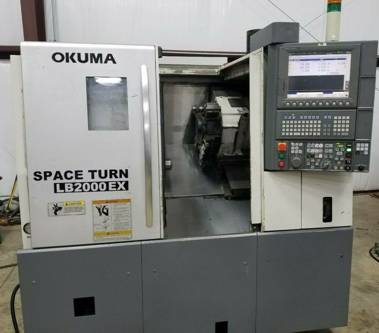 Okuma LB2000 EX Space Turn CNC Lathe w/ Live Tooling - The Equipment Hub