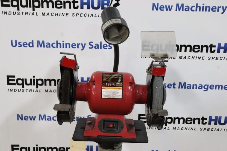 Sunex 5002A 8" Bench Top Grinder w/ Stand - The Equipment Hub