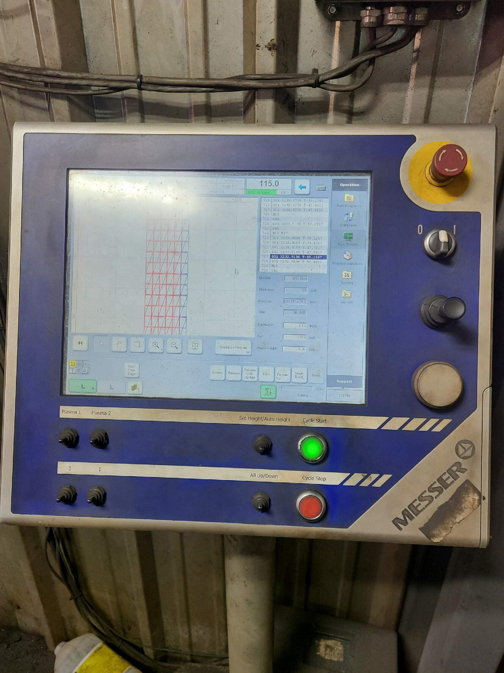 Messer MMPLUS8 8' x 20' CNC Plasma Table Dual Cutting HPR400XD w ...