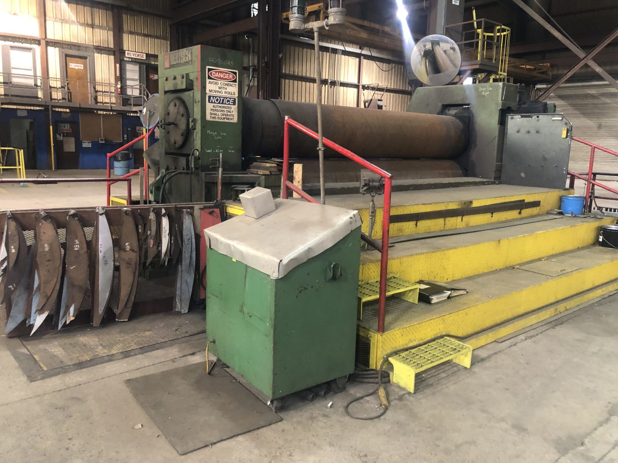 Bertsch Model 30 2.375" x 12' Plate Roll - The Equipment Hub