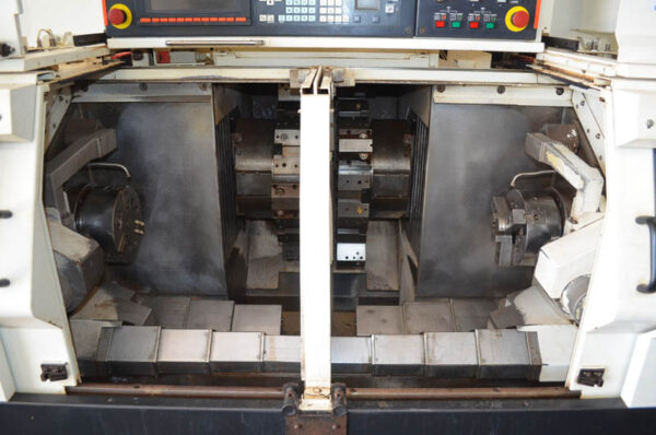 Mazak Dual Turn 20 CNC Lathe w/ GL-100F Gantry Load/Unload System, 2011 ...