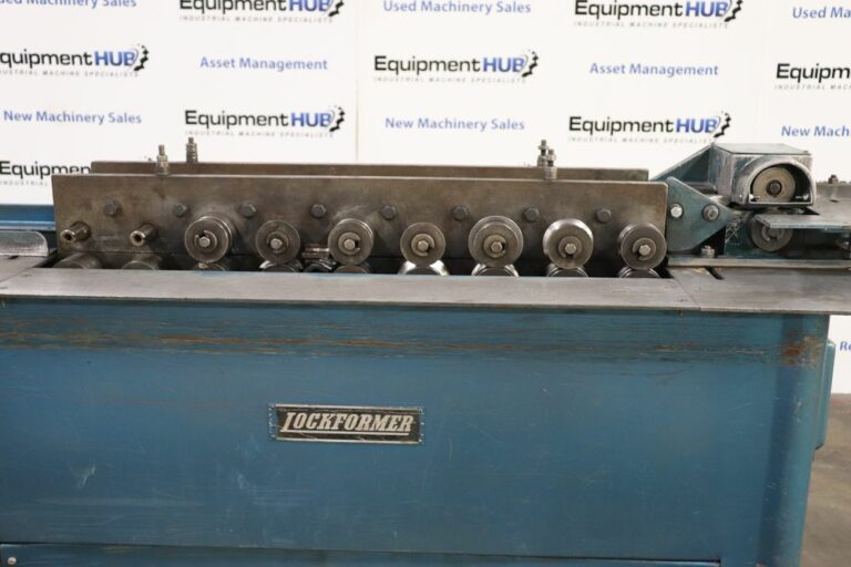 Lockformer 22 Gauge Cleatformer w/ S Cleat Slitting Attachment - The ...