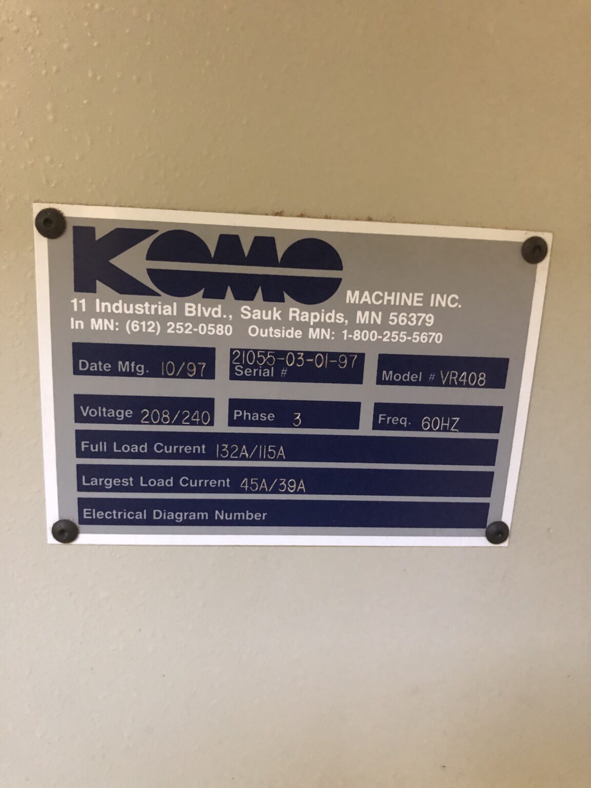 KOMO VR408 CNC Router 4' x 8' w/ ATC - The Equipment Hub