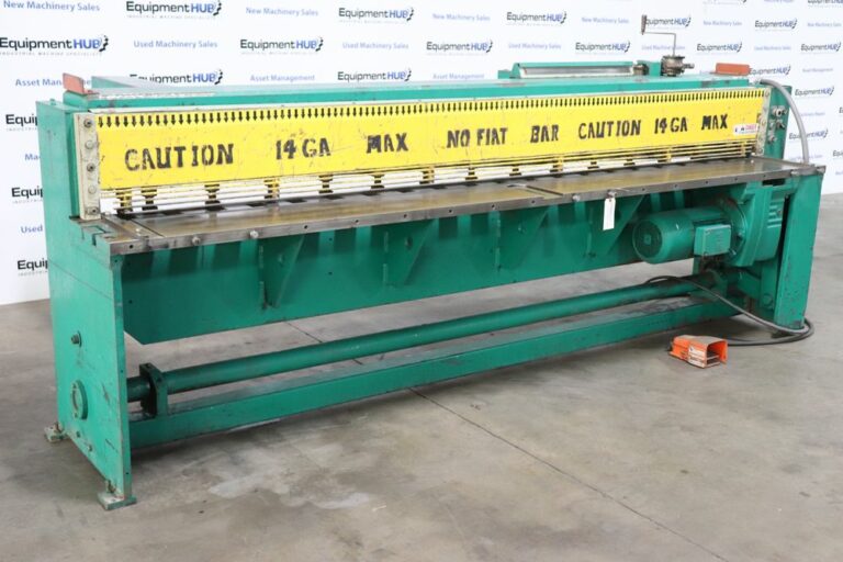 Tennsmith LM1014 14 Gauge x 121" Low Profile Electro-Mechanical Shear ...