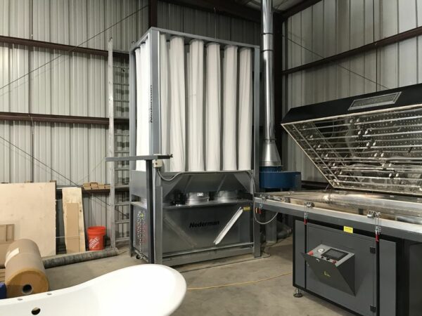 Nederman S-1000 5,000 CFM Dust Collector w/ Dump Bin - The Equipment Hub