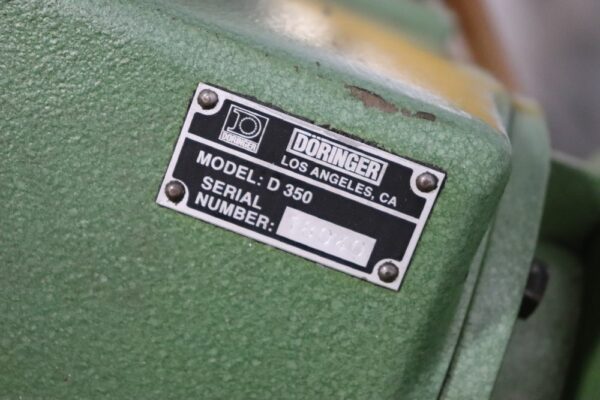 Doringer D350 14" Mitering Circular Cold Saw, Coolant System - The ...