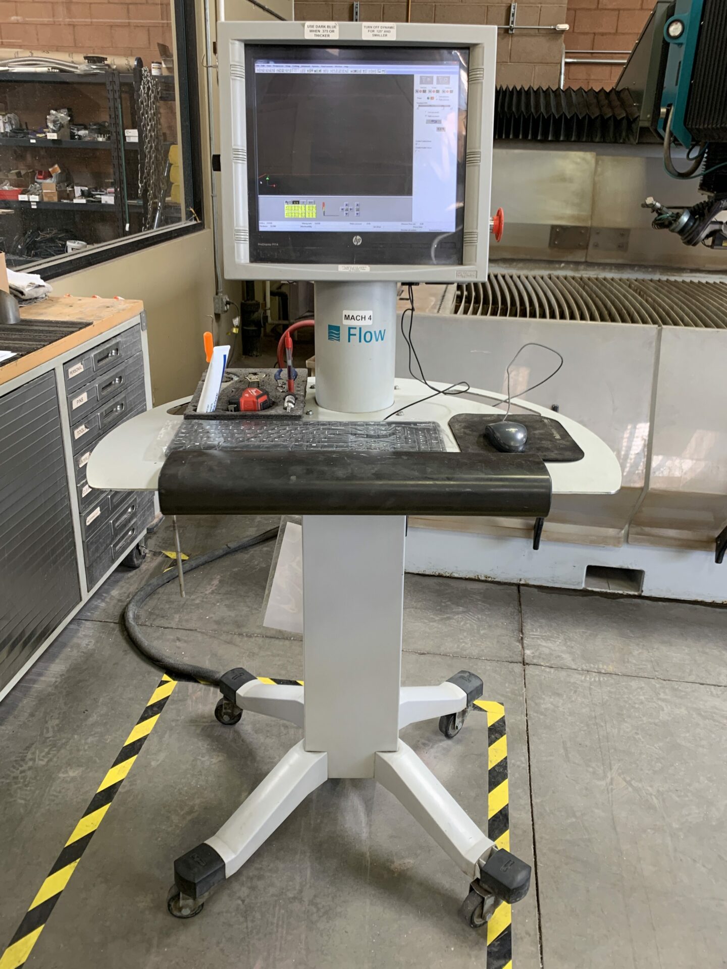 Flow Mach 3 2513B XD 4' x 8' CNC 5 Axis Waterjet - The Equipment Hub