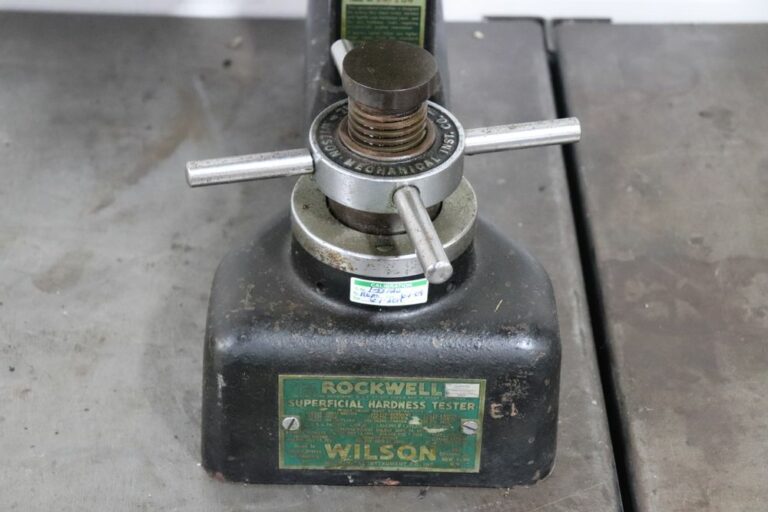 Rockwell Wilson 1S Superficial Hardness Tester with Dial Indicator ...
