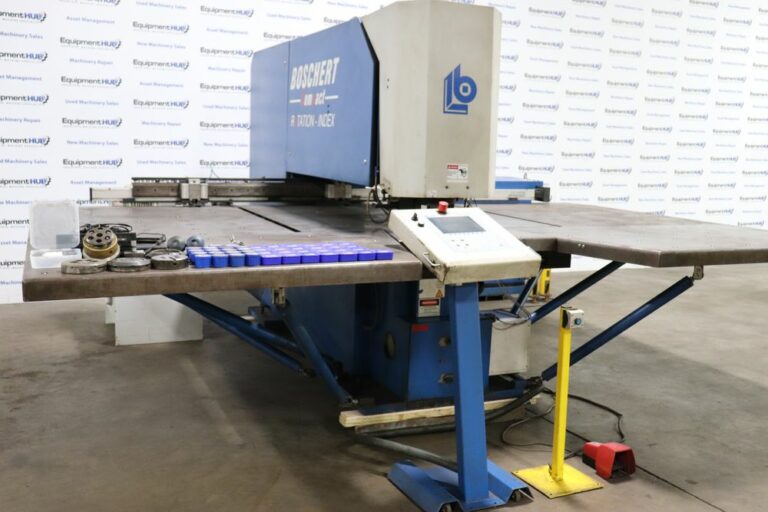 Boschert Compact 1250 Rotation-Index 36 Ton CNC Punching Machine - The ...