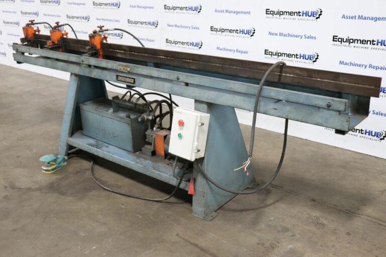 Lockformer TDC 10' x 18 Gauge Hydraulic Duct Notcher - The Equipment Hub