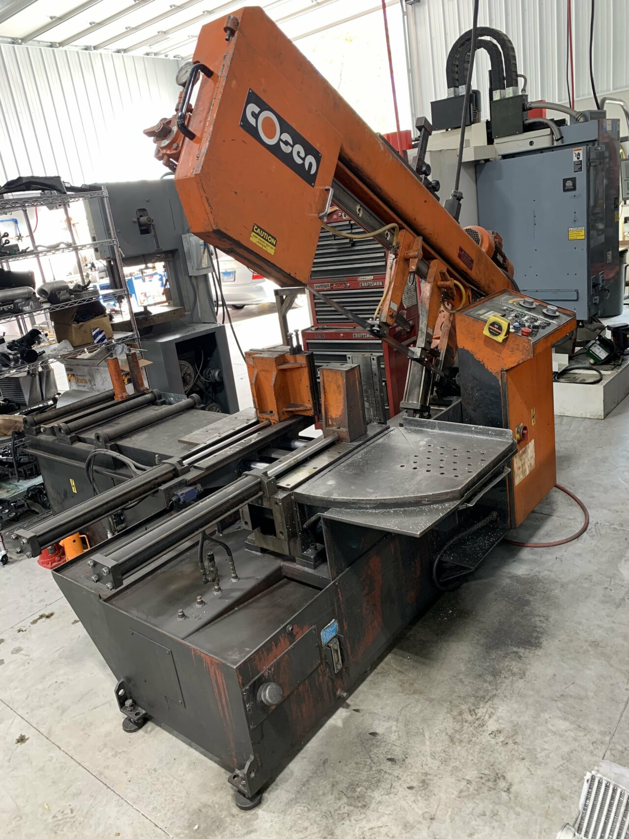 Cosen 500MNC Horizontal Automatic Mitering Bandsaw - The Equipment Hub