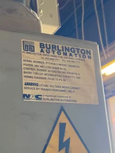 Burlington Automation Python X CNC 6 Axis Beam Line Hypertherm HPR400XP ...