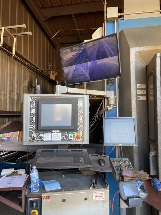 Burlington Automation Python X CNC 6 Axis Beam Line Hypertherm HPR400XP ...